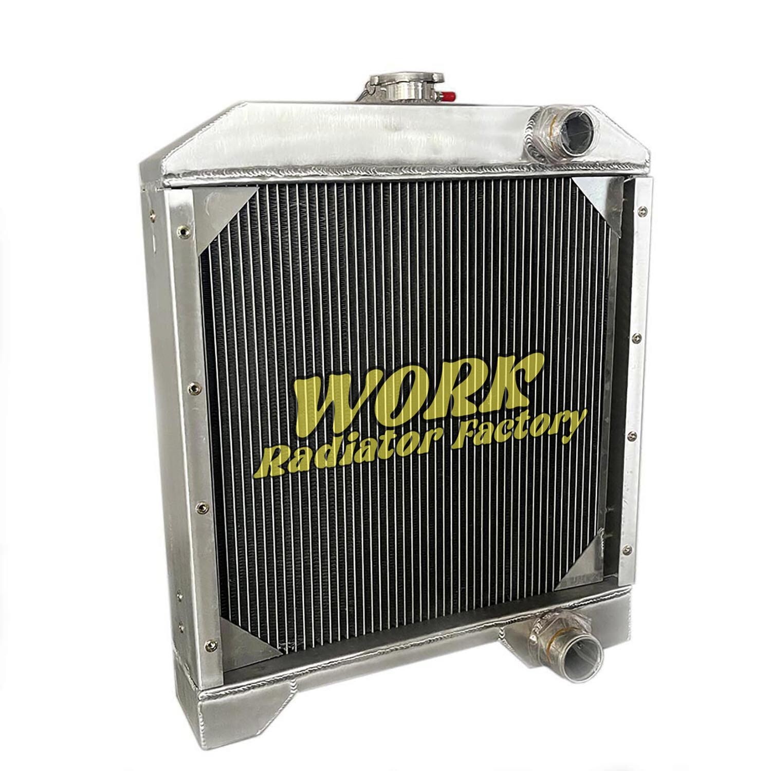 Aluminum Radiator For Case 1840 1845C Diesel Motor Skid Steer Loaders ...
