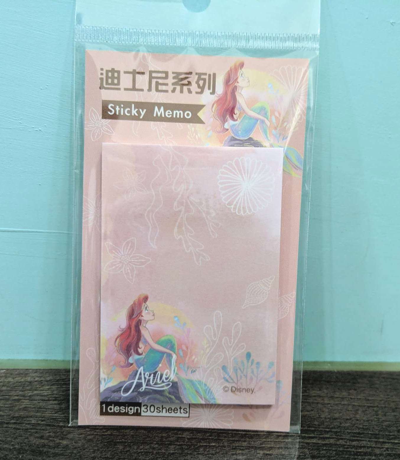 2x Disney Ariel Sticky Memo Pads Note Little Mermaid Message Work Cute ...