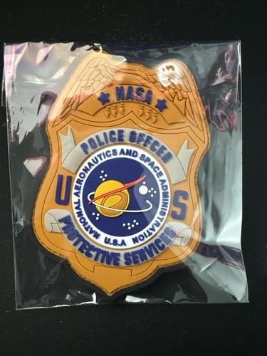 NASA Protective Services POLICE PVC Patch Misprinted RARE | eBay