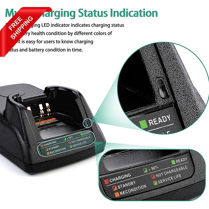 Rapid Charger for Motorola APX6000 APX6000XE APX7000 APX7000XE APX8000 ...