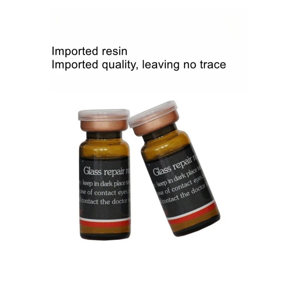 Car Windshield Repair Kit Cracks Crack Clear Repair Fluid Resin Glue ...