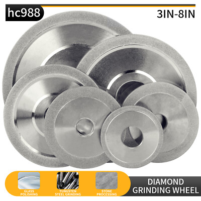 3"~6" Diamond Coated Grinding Wheel Carbide Cutter Grinder Abrasive 100 ...