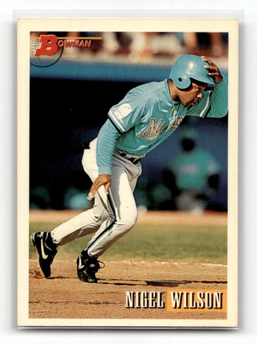 Nigel Wilson 1993 Bowman #316 Florida Marlins Baseball Card | eBay