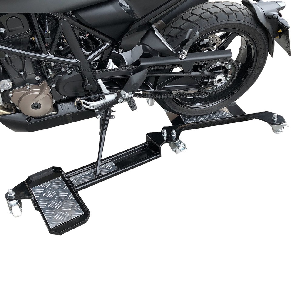 Tech7 Motorcycle Dolly Motorcycle Mover Motorbike Trolley Skate Parking ...
