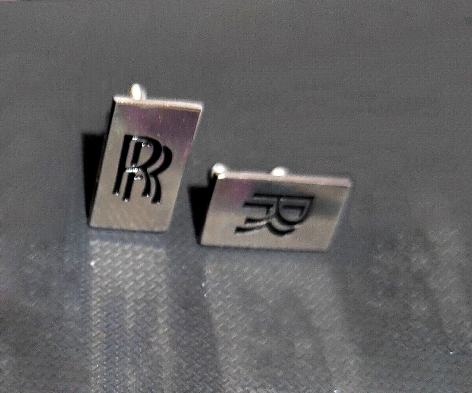 Vintage Rolls Royce Silver Shadow Front Headlight Emblem Badge Decal ...