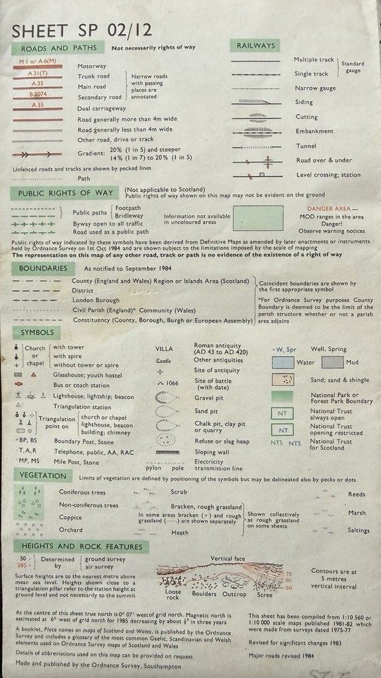 Stow-on-the-Wold OS Pathfinder Map SP 02/12 | eBay UK