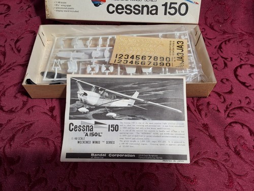 BANDAI 1/48 Scale Cessna 150 Model Plane Kit | eBay