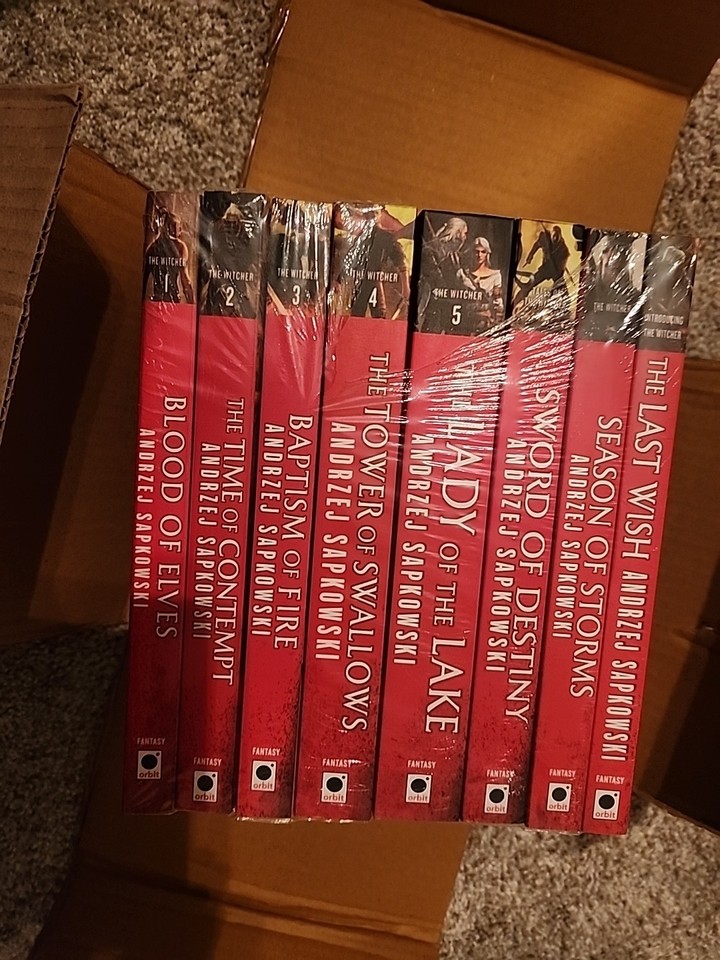 Andrzej Sapkowski Witcher Series Collection 8 Books Gift-Box Set New ...