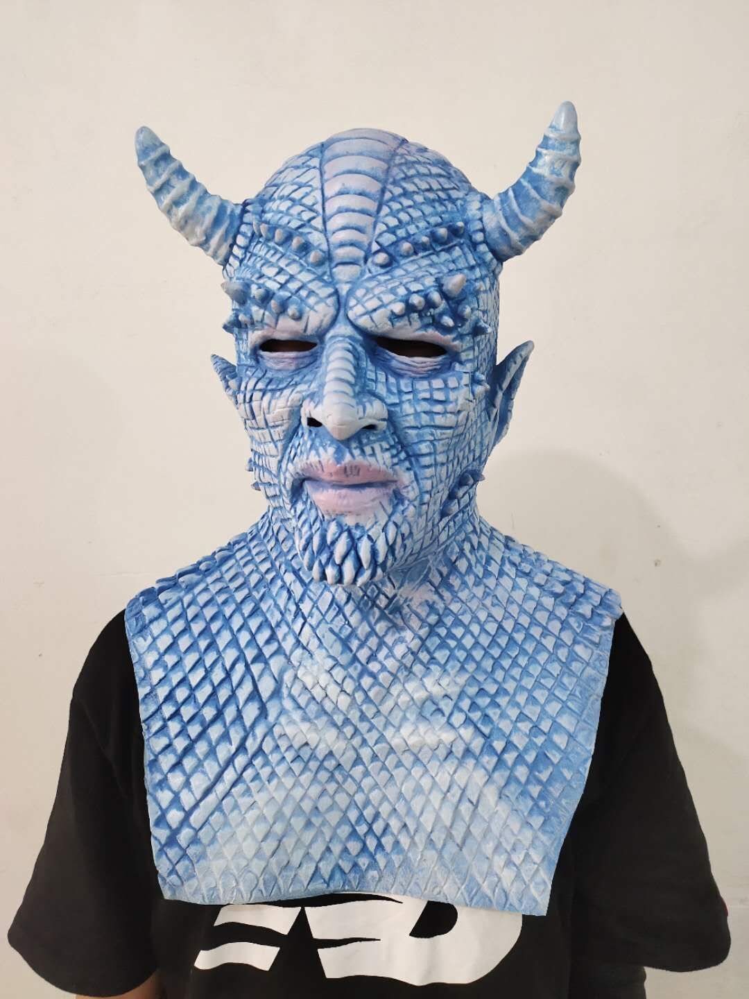 Latex Halloween headgear mask Carnival party club Abaddon Cosplay ...