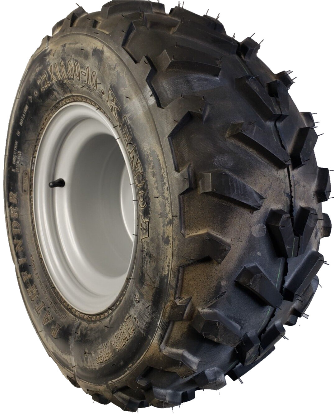 22x11.00-10 22x11-10 22/11-10 Lawn Mower TIRE RIM WHEEL Kenda K530 1 ...