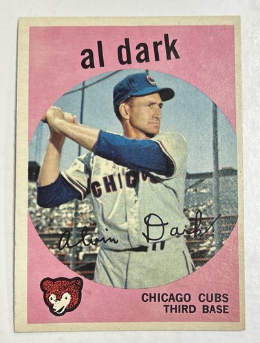1959 Topps Baseball Al Dark Chicago Cubs Card #502 | eBay