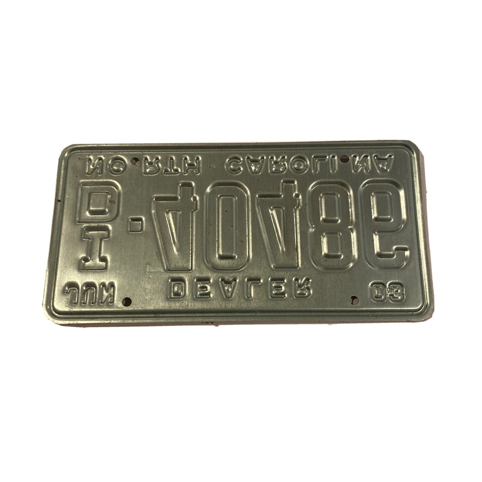 2003 north carolina dealer license plate 40486 | eBay