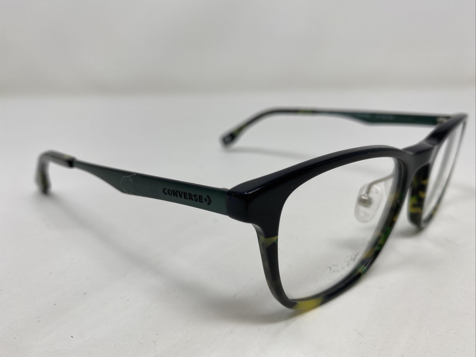 Converse K310 Black/Green Tortoise 47-18-130 Full Rim Eyeglasses Frame ...