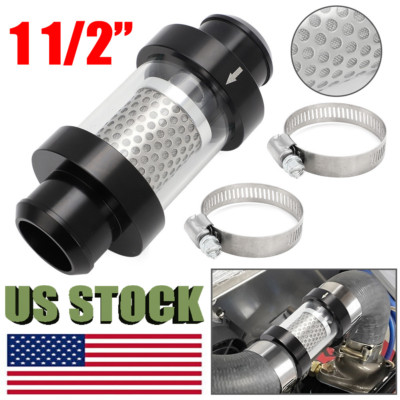 Inline Heater Core Coolant Filter Inspection System For 1 1/2" Hose ...