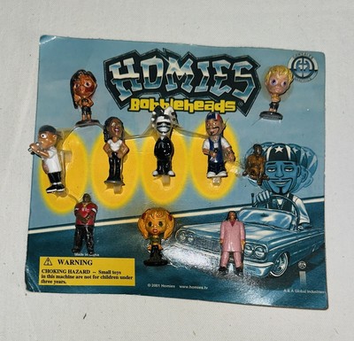 Homies Bobbleheads Set of 10 Figurines Vending Machine Displays 2001 | eBay