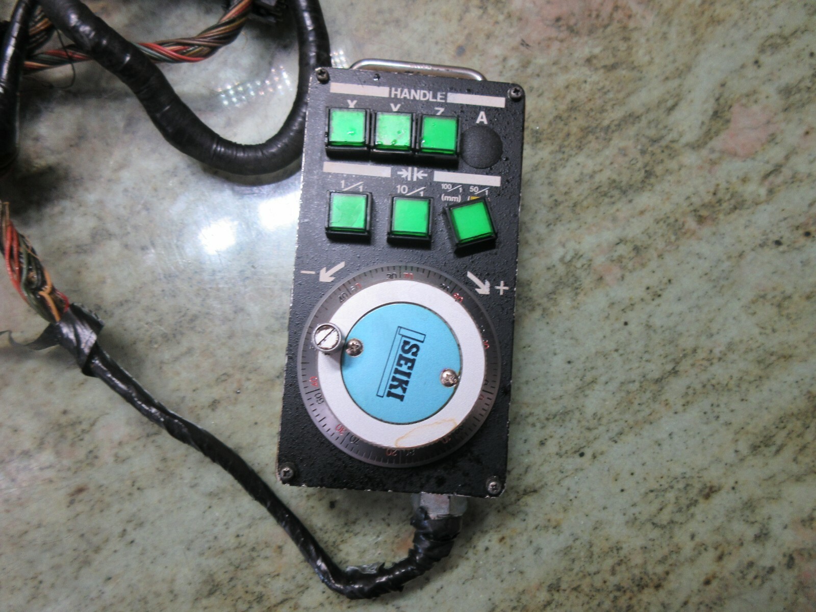 HITACHI SEIK SEIKI HANDLE CONTROLLER 4 AXIS JOG REMOTE PENDANT CONTROL ...