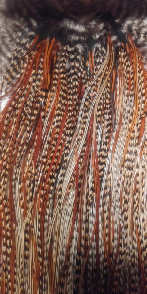 Whiting Pro Grade CREE Midge Rooster Saddle Feathers Hackle Fly Tying ...