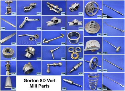 USA Gorton 8D Vertical Milling Machine Parts | eBay