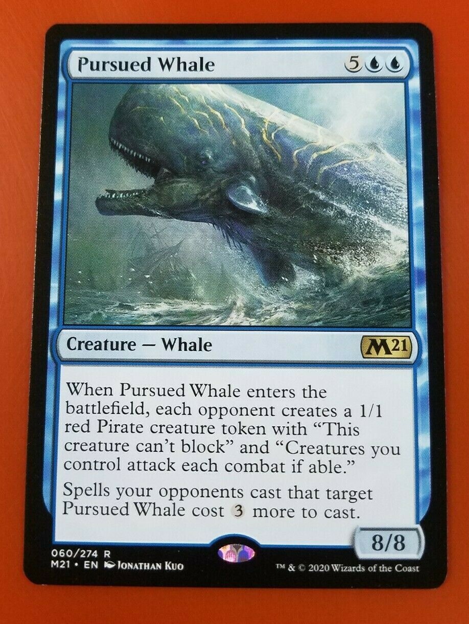 1x Pursued Whale | M21 Core Set 2021 | MTG Magic Cards | eBay