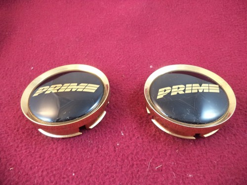 Prime Wheels Gold Custom Wheel Center Caps Set of 2 | eBay