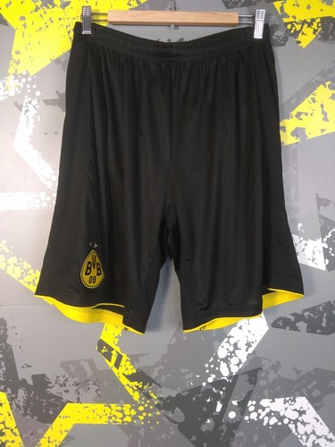 Borussia Dortmund BVB Home Football Soccer Shorts Black Puma Mens Size ...
