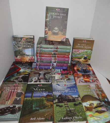 LOT OF 19 ~ MYSTERIES OF LANCASTER COUNTY Hardcover Set Guideposts ...