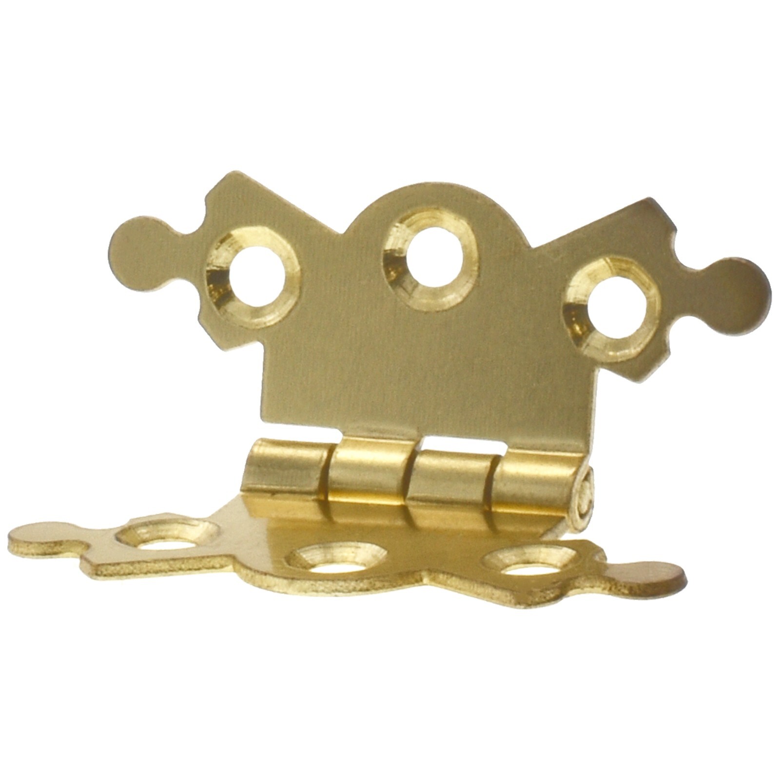 BUTTERFLY HINGE PAIR Small Brass Decorative Gold Cabinet Cupboard Door ...