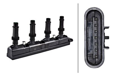 Ignition Coil 12V HELLA Fits OPEL VAUXHALL Adam Ampera Astra J Saloon ...