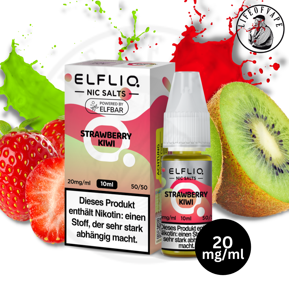 ELFBAR 600 ELFLIQ E-Liquid für E-Zigarette & Vape mit 20mg Nikotin I ...