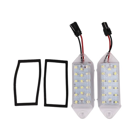 2Pcs Error Led Number Plate Bulbs 18Smd White Led License Plate Light ...