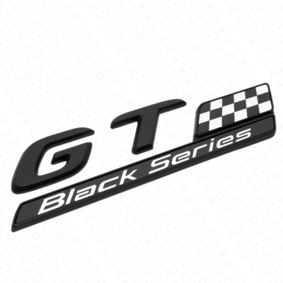 For AMG GT Black Series Sport Edition Emblem 3D Trunk Lid Decal Badge ...