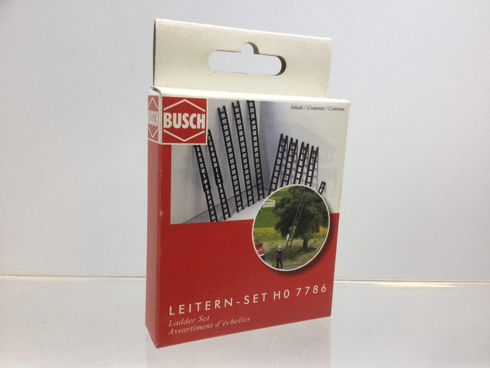 Busch 7786 HO/OO Gauge Step Ladders (10) | eBay Australia