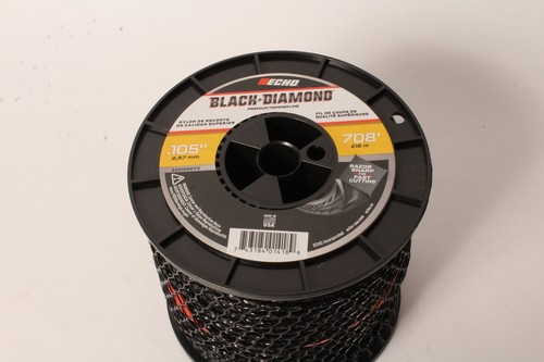 Echo 330105073 .105" Black Diamond Trimmer Line Spool 708' Square ...