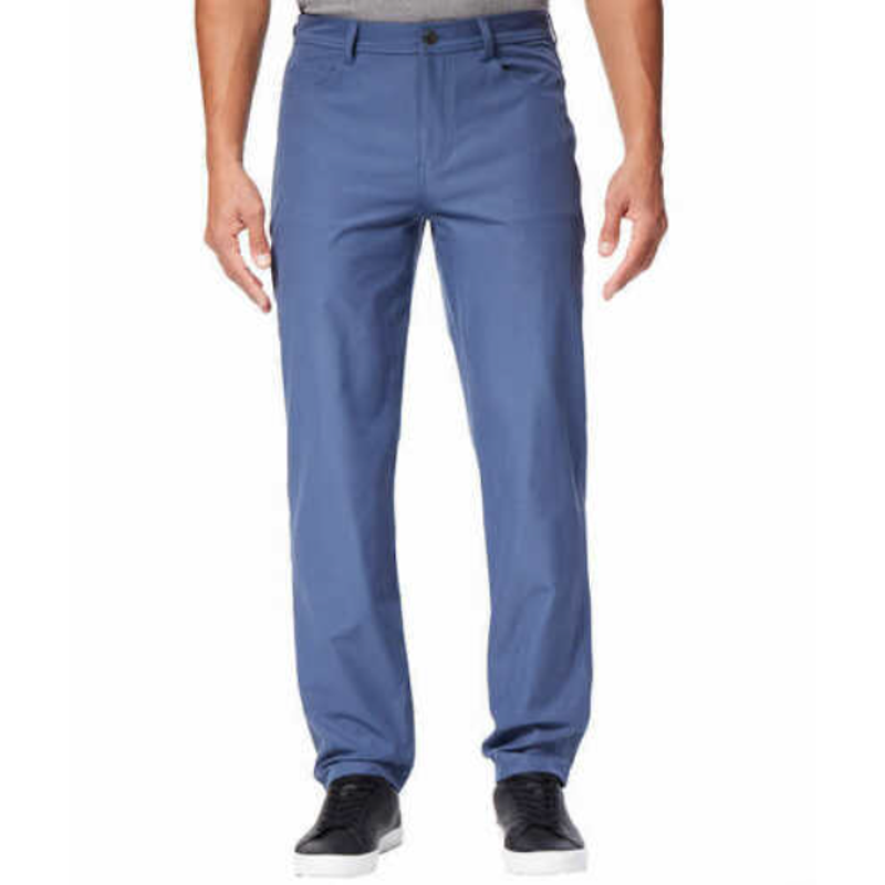 32 Degrees Cool Mens Tweed 5-Pocket Soft Stretch Performance Pants Tan ...
