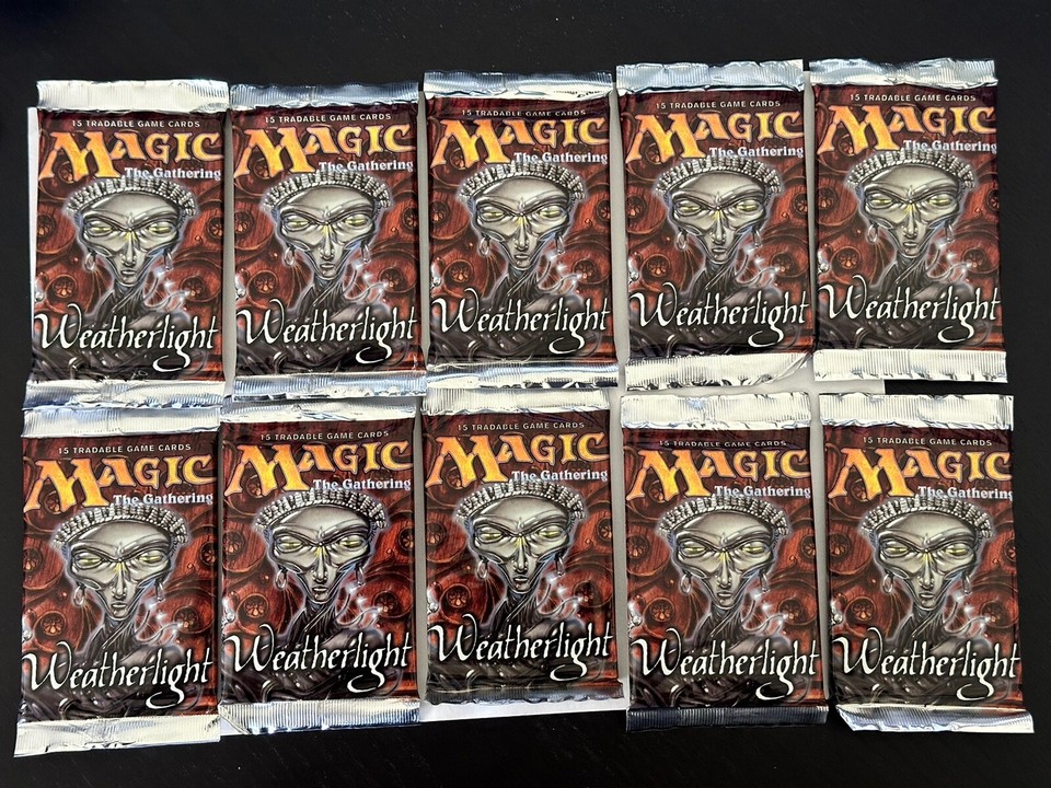 MTG WEATHERLIGHT BOOSTER PACKS Lot Of 10 Magic The Gathering Factory ...