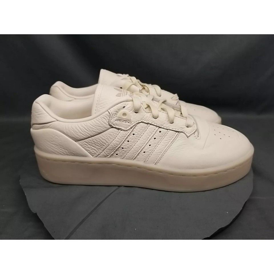 Adidas Men's Rivalry Lux Low Sneakers Leather White Ivory Size 10.5 NEW ...