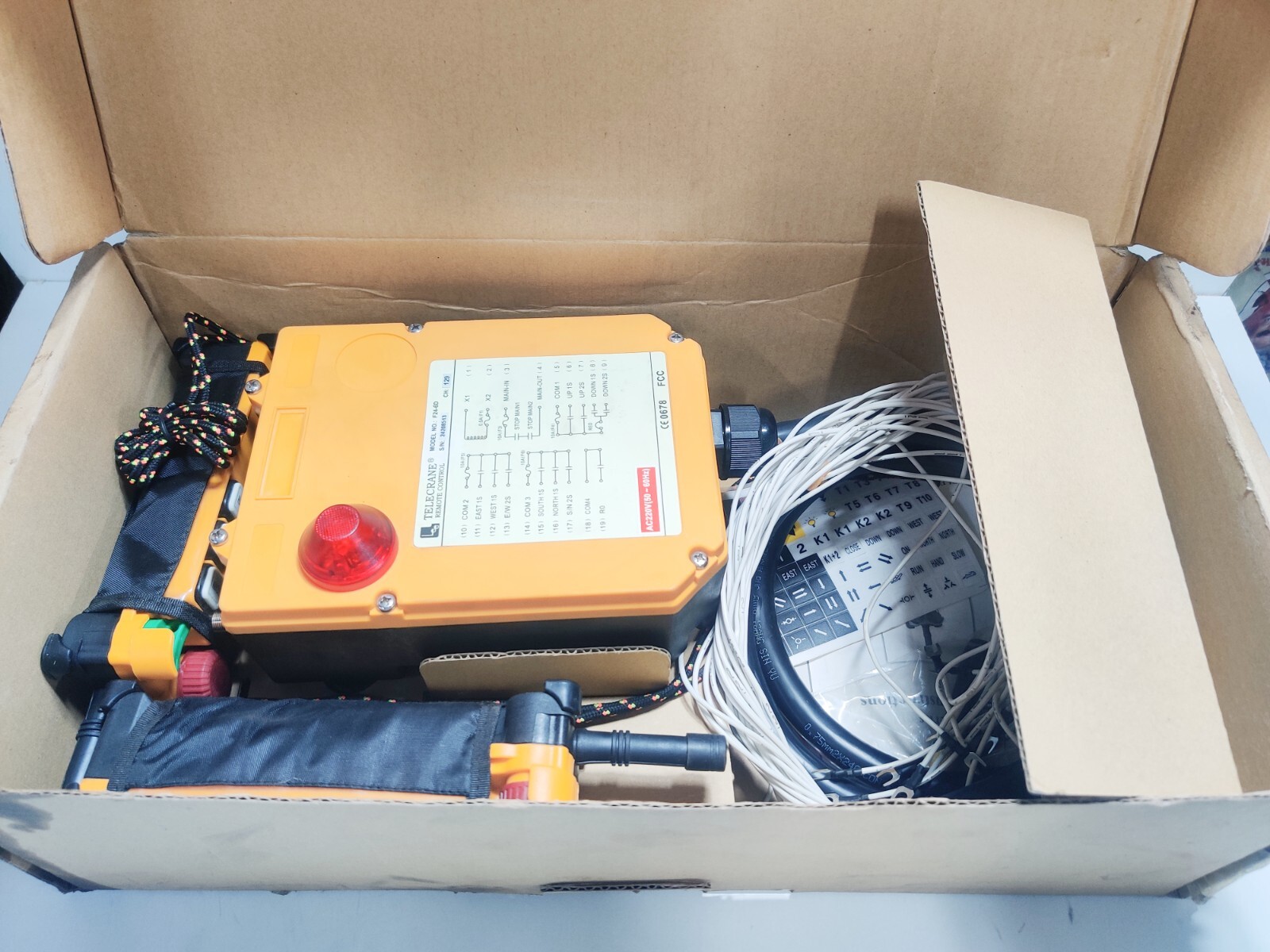 Telecrane F24-6D Remote Control F24-6D-TX and F24-6D | eBay