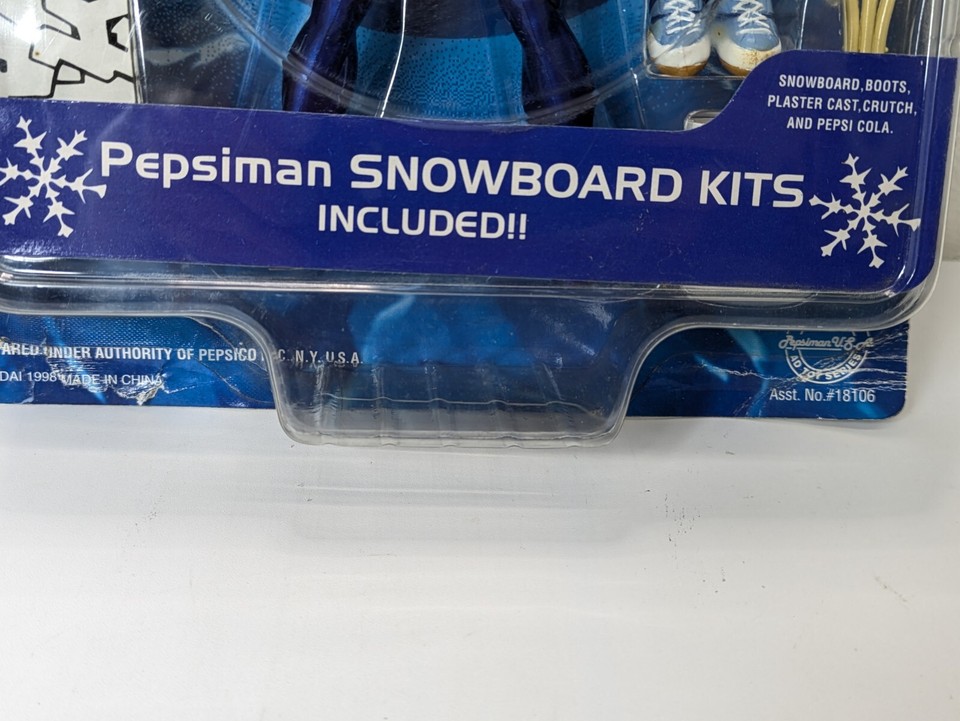 PEPSI MAN Snowboarding Pepsiman Ultra Free Pose Figure 150mm BANDAI ...
