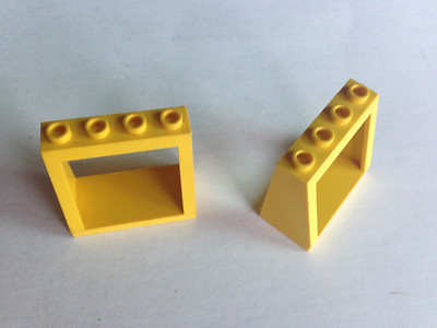 LEGO Windscreen Window Frames, Yellow, 2x4x3, Part # 2352 - Lot of 2 | eBay