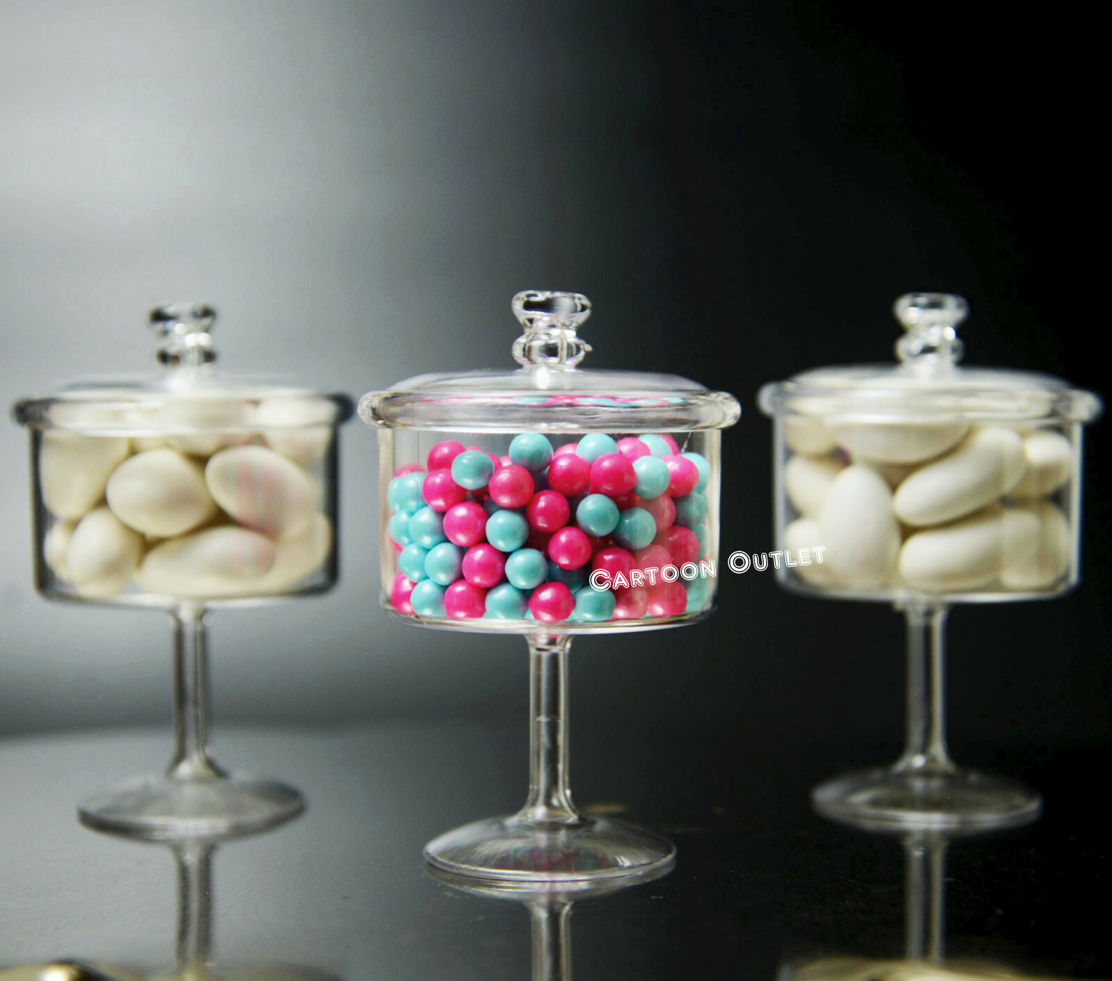 12 BABY SHOWER COMMUNION Party Favors Apothecary Mini CANDY CONTAINERS ...