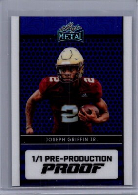 Joseph Griffin Jr 2024 Leaf Football 1/1 Pre Production Proof | eBay