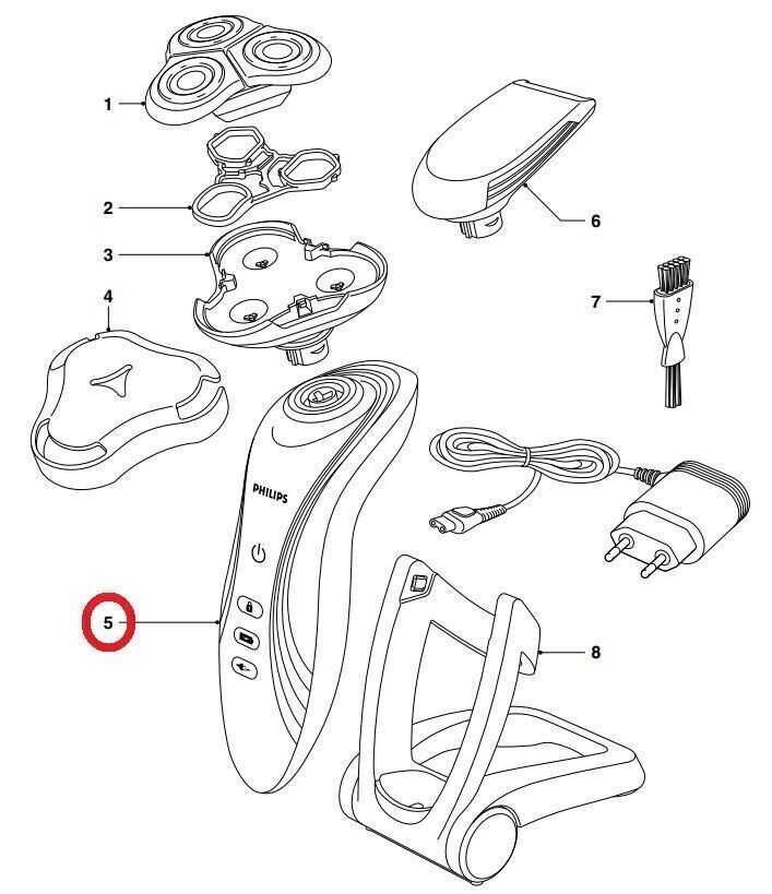 Main Basic Body For Philips SensoTouch Wet & Dry Shaver RQ1180 | eBay UK