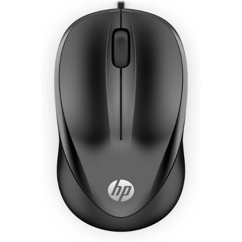 HP Mini Optical 1200 dpi Wired USB Type-A Mouse Model 1000 Black ...