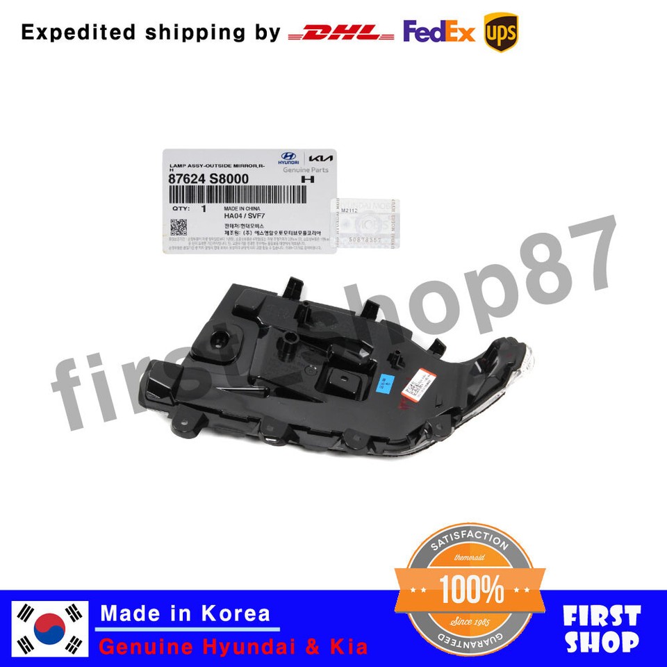 GENUINE LAMP ASSY-OUTSIDE MIRROR, RH 87624S8000 for Hyundai Palisade ...