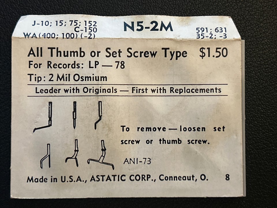 Astatic Needle N5-2M | eBay