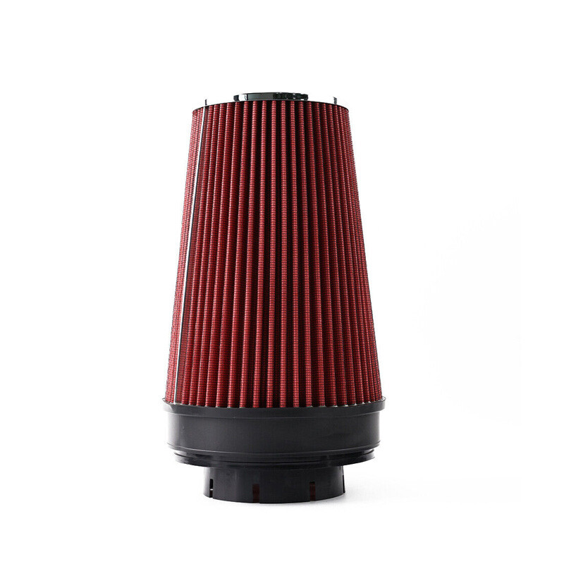 4'' 102mm Long High Flow Inlet Cone Dry Filter Cold Air Intake ...