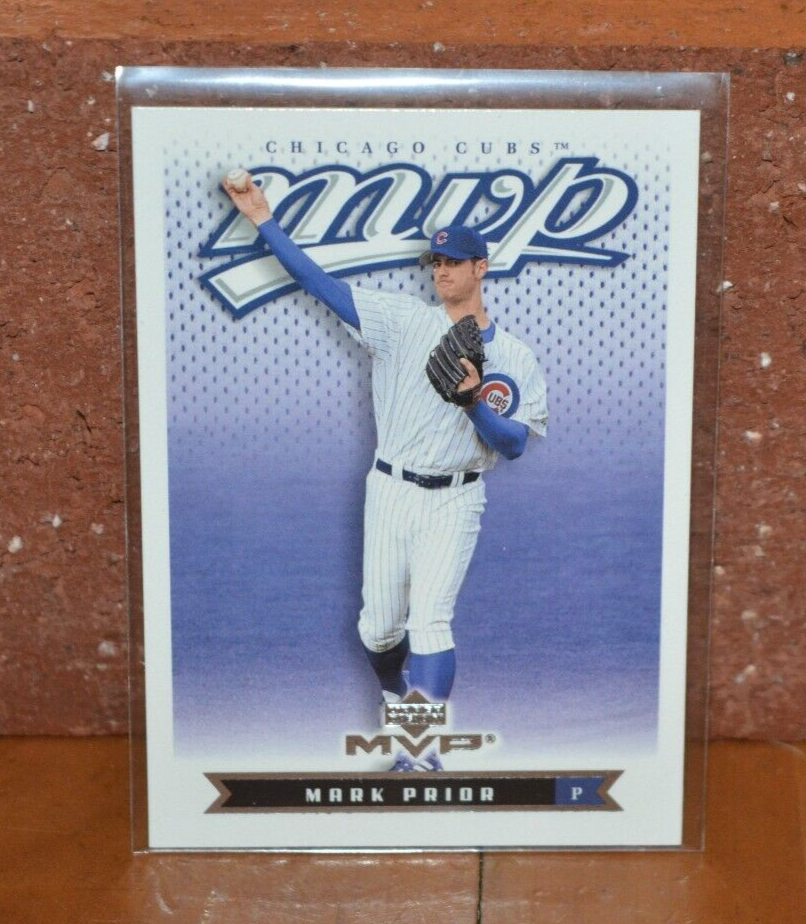 GREAT LOOKING BASEBALL CARD UPPER DECK MVP CHICAGO CUBS MARK PRIOR | eBay