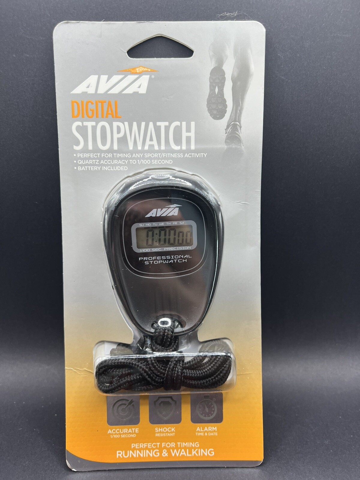Digital Stopwatch Avia Sport Fitness Timing Activity Running Jogging ...