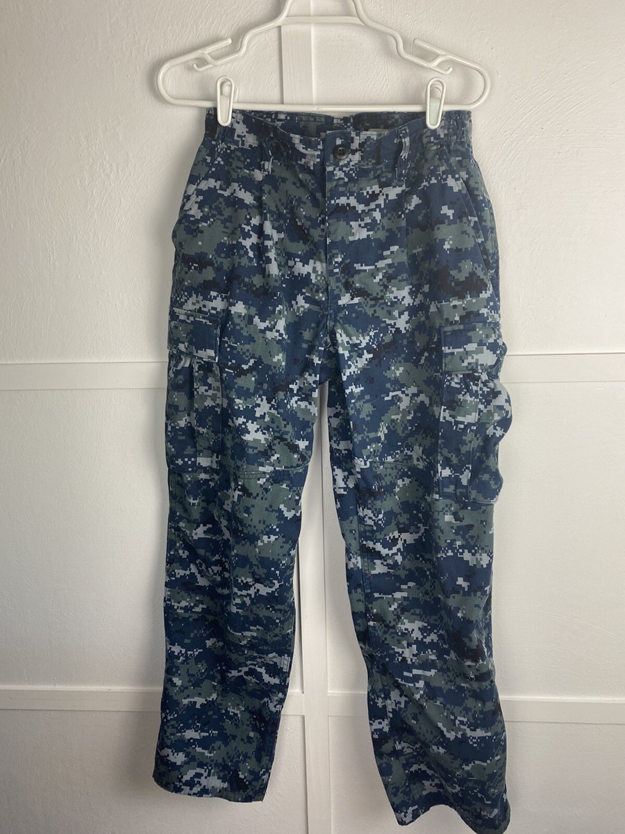 Blue Digital Camo Pants