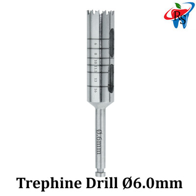 Dental Implant Trephine Drill Surgical Instrument Irrigation Bone Graft ...
